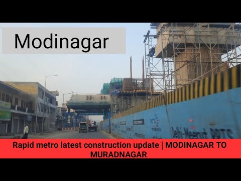 latest construction Update Rapid metro | RRTS Latest Construction ...