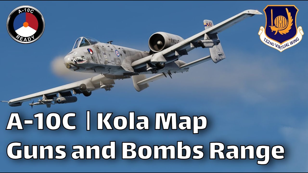 A-10C Warthog | Derusting at the Gun Range | Kola Map | Tacview ...