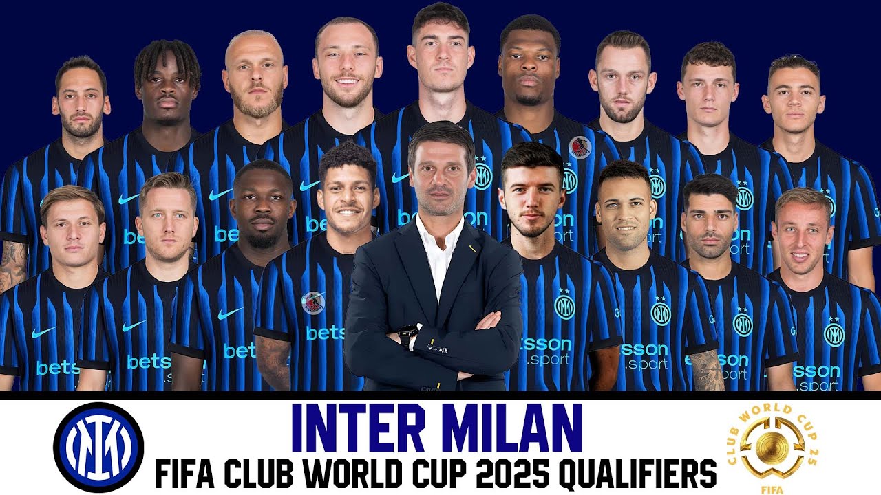 Inter Milan Official Squad 33 Players | FIFA Club World Cup 2025 ...