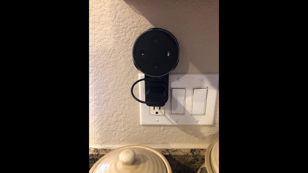 Macally Outlet Echo Dot Wall Mount Holder for Amazon Alexa 3rd Gen ...