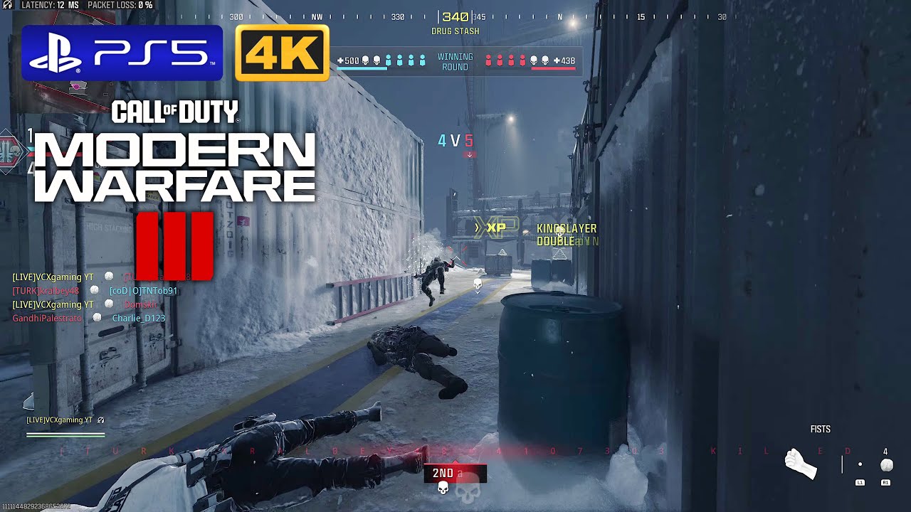 Call of Duty Modern Warfare 3 NEW Shipmas Map Snowfight PS5 4K Gameplay ...