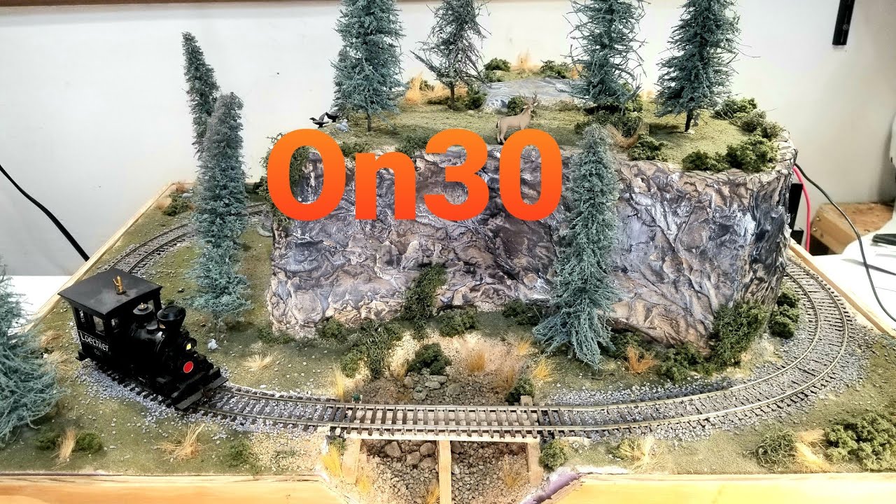 On30 small micro layout - YouTube