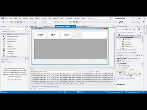 Membuat Menu Utama di Visual Studio C# 2022 - YouTube