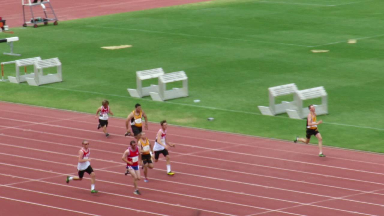 100m Final 17M multi Class Sean Leyland 17.43 Qld State Championships ...