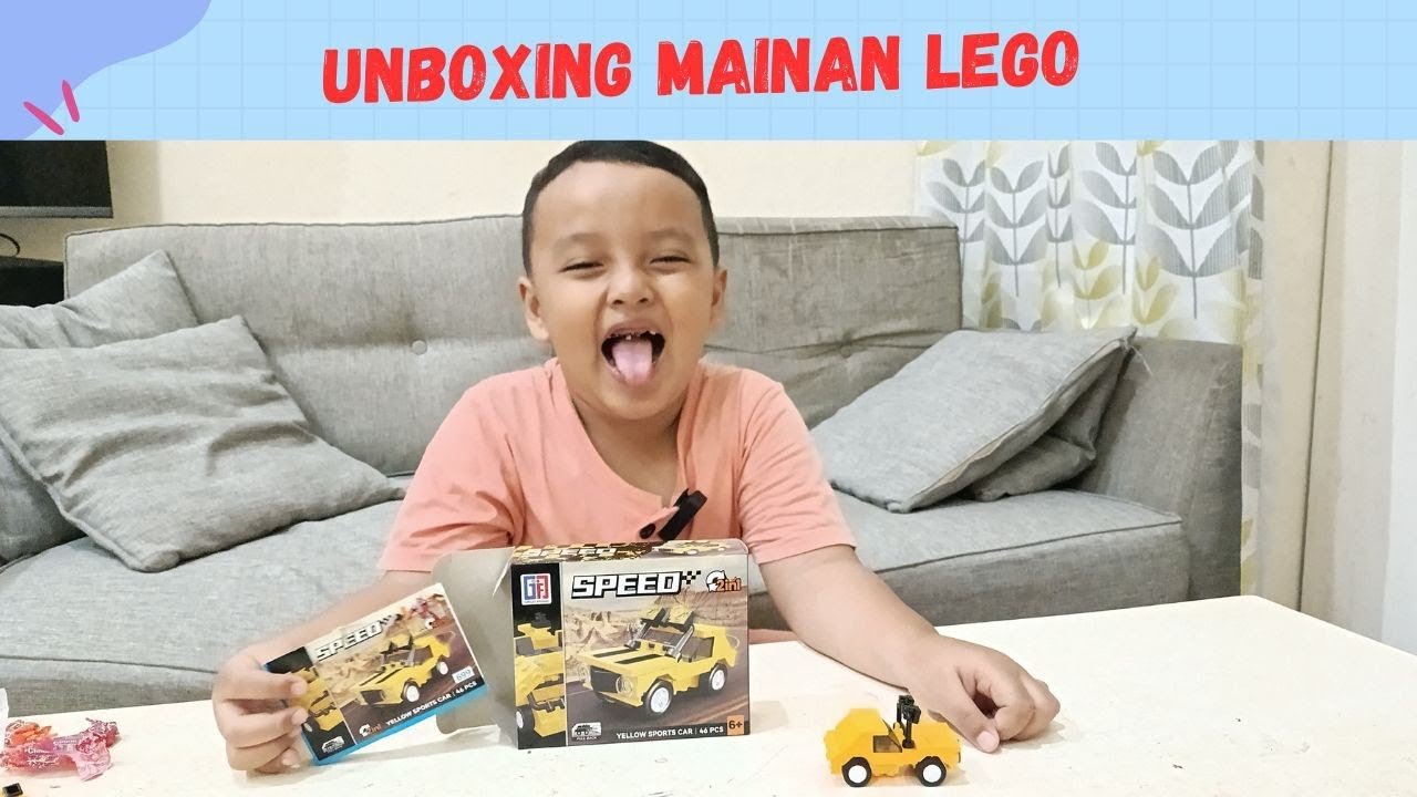 UNBOXING MAINAN LEGO MINI | LEGO MOBIL - YouTube