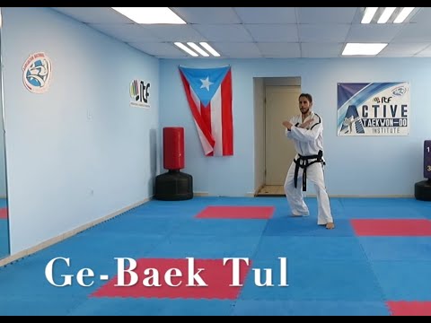 Taekwon-Do ITF Patterns - Ge-Baek Tul - Michael Rivera - YouTube