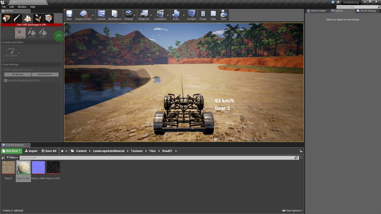 Ancient lake: Diddy Kong Racing Unreal Engine 4 Project Build - YouTube