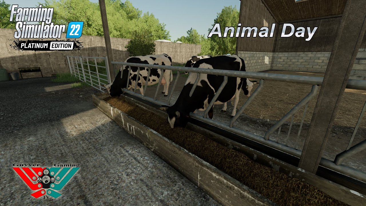 Farming Simulator 22 ¦ Calmsden Farm Animal day - YouTube