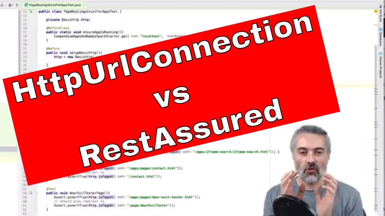 Why Java basic HTTP libraries HttpURLConnection instead of RestAssured ...