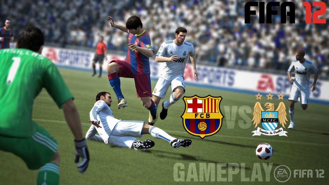FIFA 12 | Barcelona vs Manchester City | Gameplay | PS3 Demo - YouTube