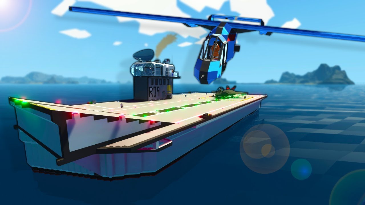 Spycakes & I Launched Planes into an Aircraft Carrier! - Stormworks ...