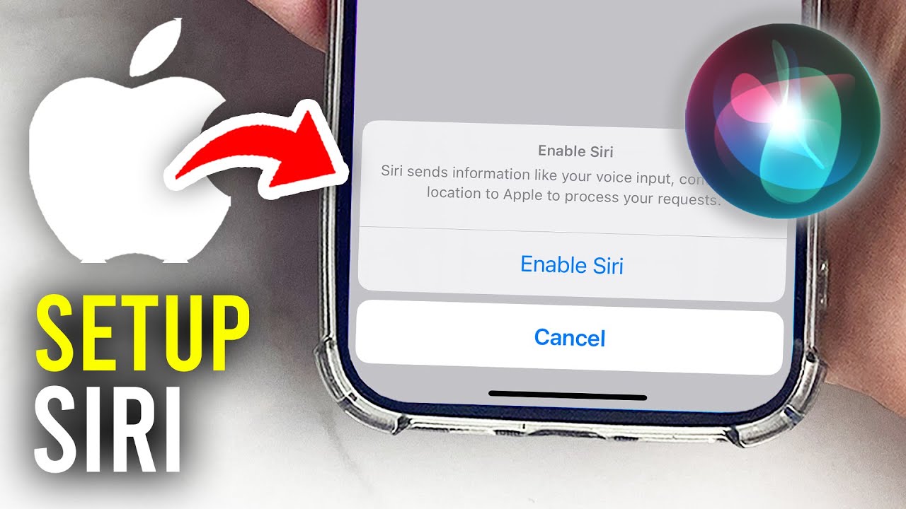 How To Setup Siri On iPhone - Full Guide - YouTube