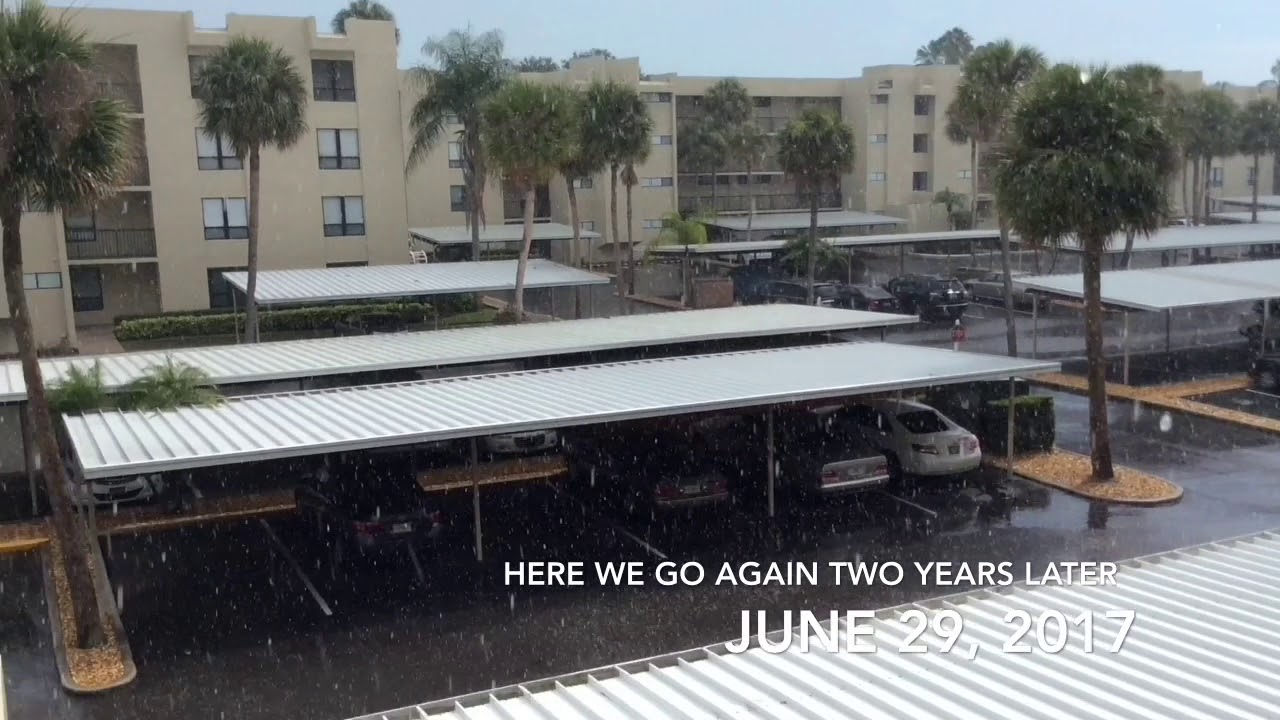 Raining While Sunny in Tampa Bay Florida - YouTube