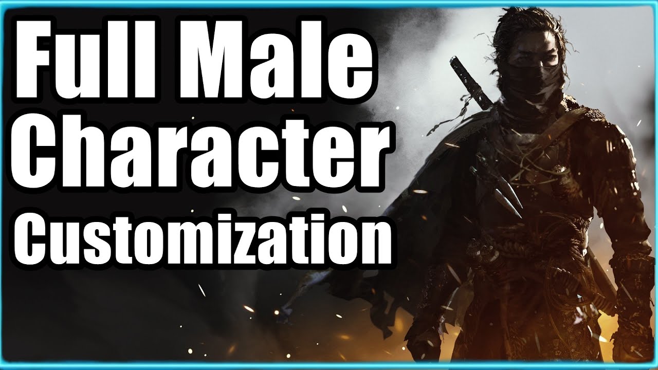 Rise Of The Ronin Male Full Character Customization - YouTube