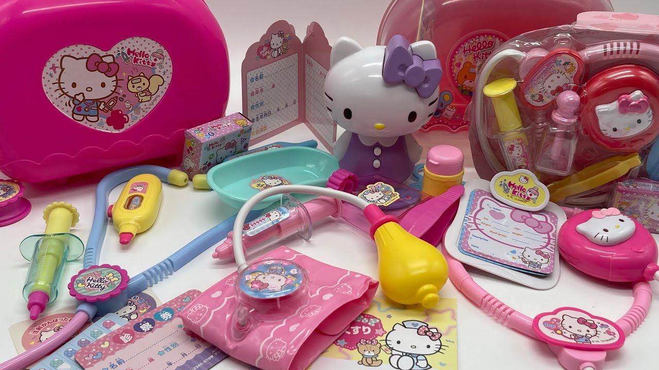 29 minutes Satisfying with Unboxing Hello Kitty Doctor Set (3 Sets ...