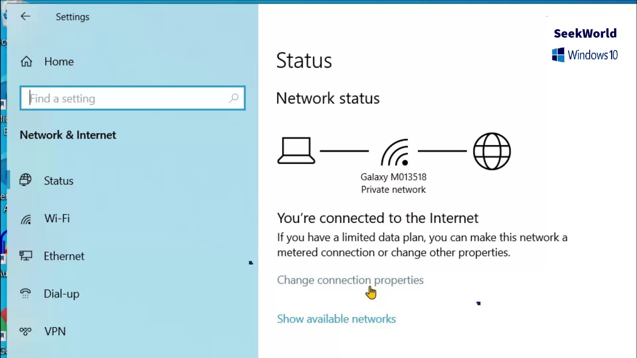 Fix -Set as Metered Connection in Settings App greyed Out in Windows 10 ...