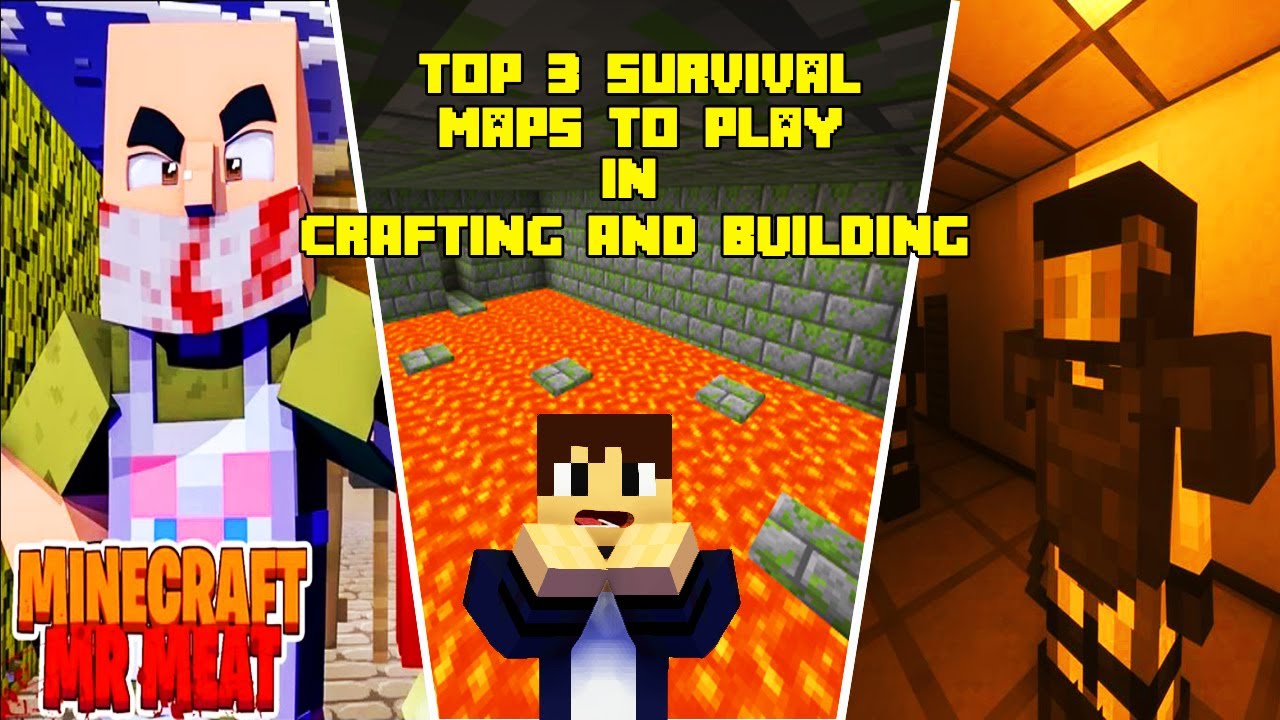 Top 3 Survival Maps to Play in Crafting and Building | survival Maps ...