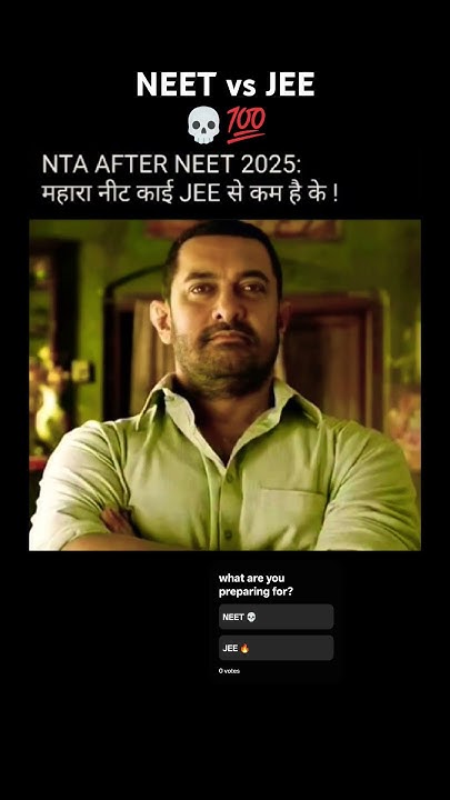 NTA after NEET 2025 be like...💀🔥 NEET vs JEE 💯🌚 #neet#neet2025#mbbs#yt#pw#viral#trending#shorts# ...
