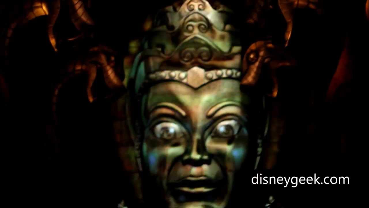 Disneyland: Indiana Jones Adventure - New Mara Projections - YouTube