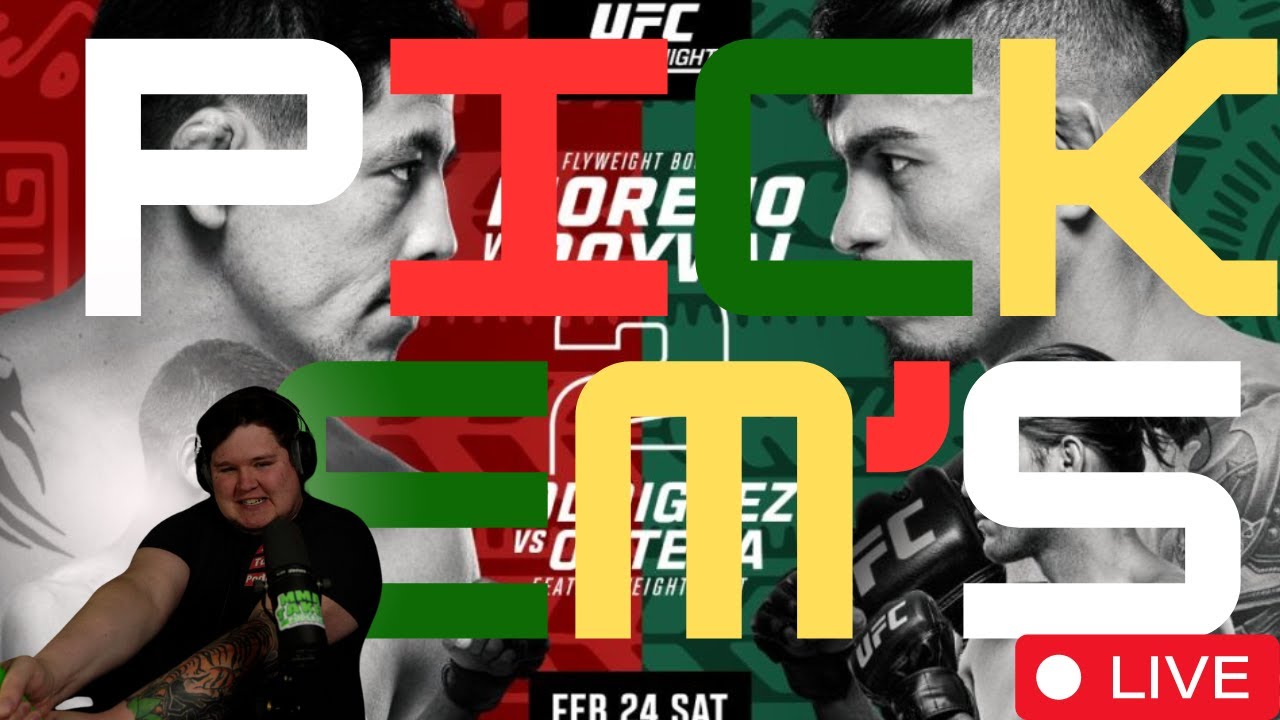 UFC PICK EM'S Mexico City - YouTube