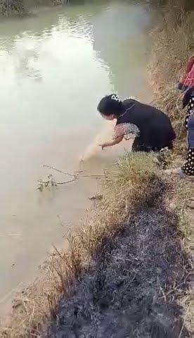 Lady Tossing Fish Net - YouTube