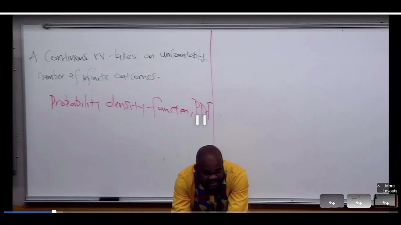 Probability distribution of Continous random Variables Part 1 - YouTube