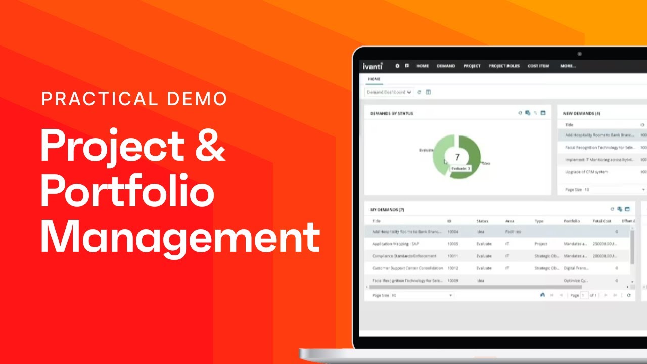 Project and Portfolio Management with ITSM Demo - YouTube
