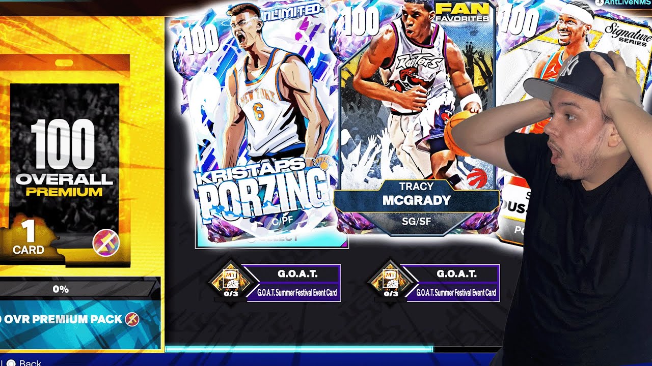 EXCHANGING 3 GOAT CARDS FOR A 100 OVERALL PLAYER | NBA 2K25 MYTEAM ...