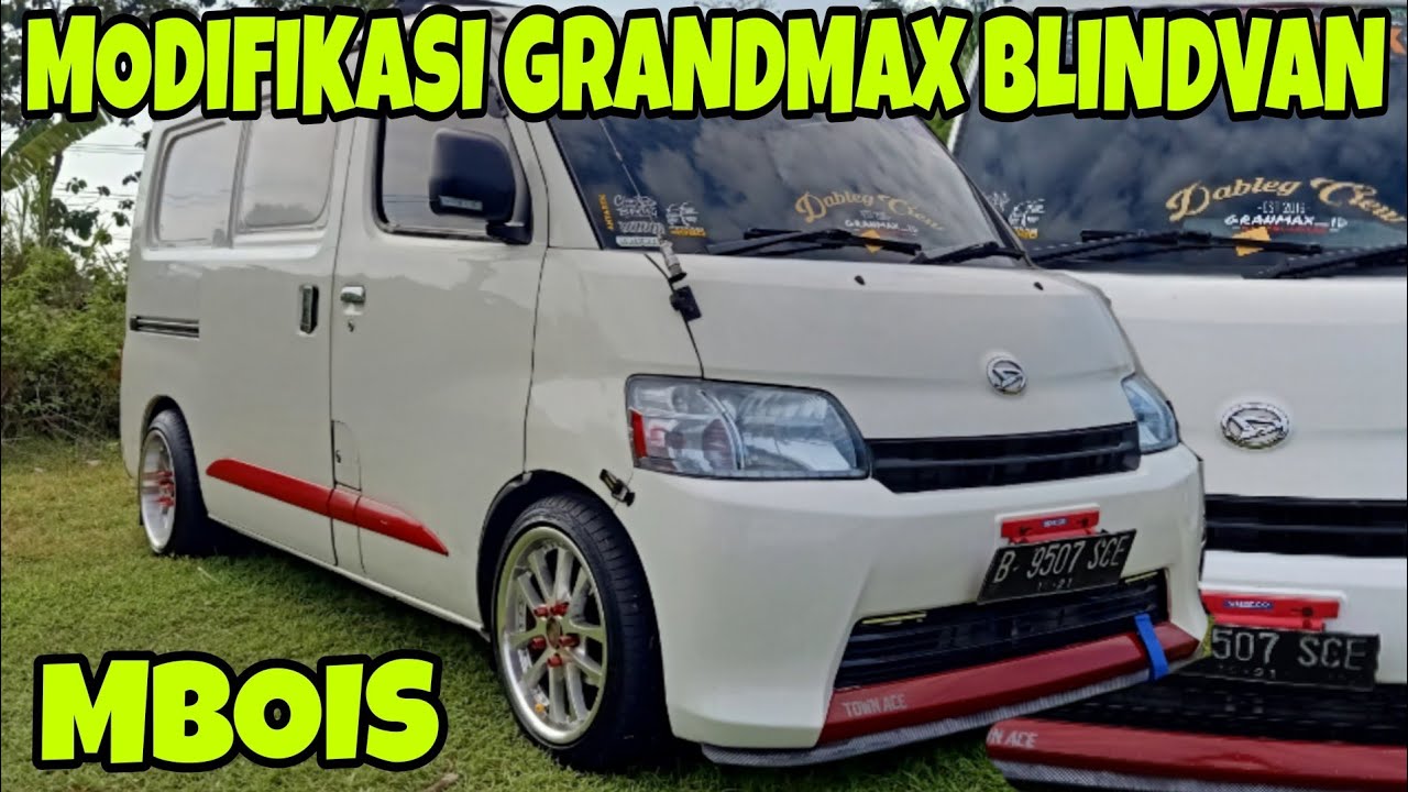 MODIFIKASI GRANDMAX BLINDVAN SIMPLE KEREN || GRANDMAX BLINDVAN MBOIS ...