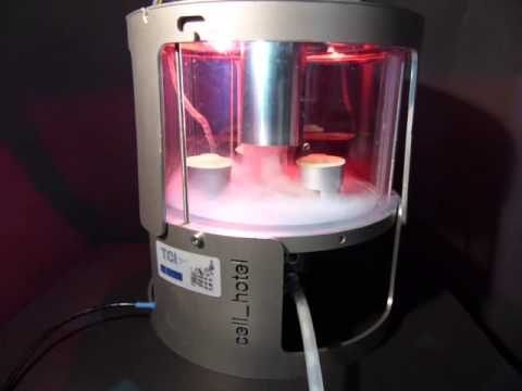Mist Chamber Bioreactor Type 2 - Mist Generation - YouTube