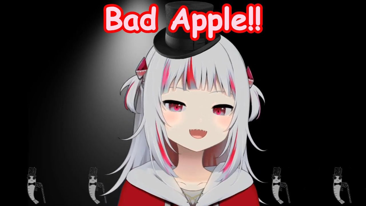 【Hololive Song / Gawr Gura】Bad Apple!! [歌回] 日文+羅馬音+英文+中文 歌詞 - YouTube