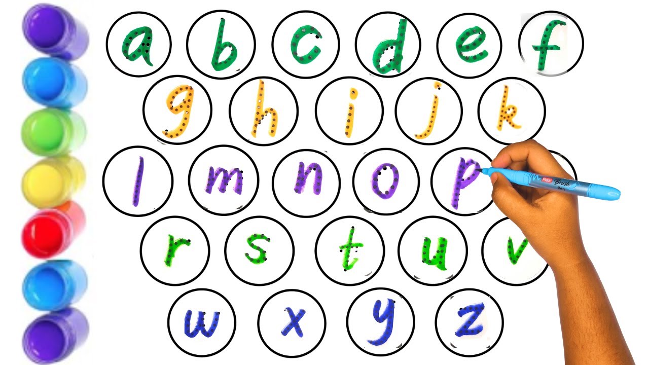 Fun and Easy Tracing ABC Alphabets Letters for Toddlers and Kids | abcd ...