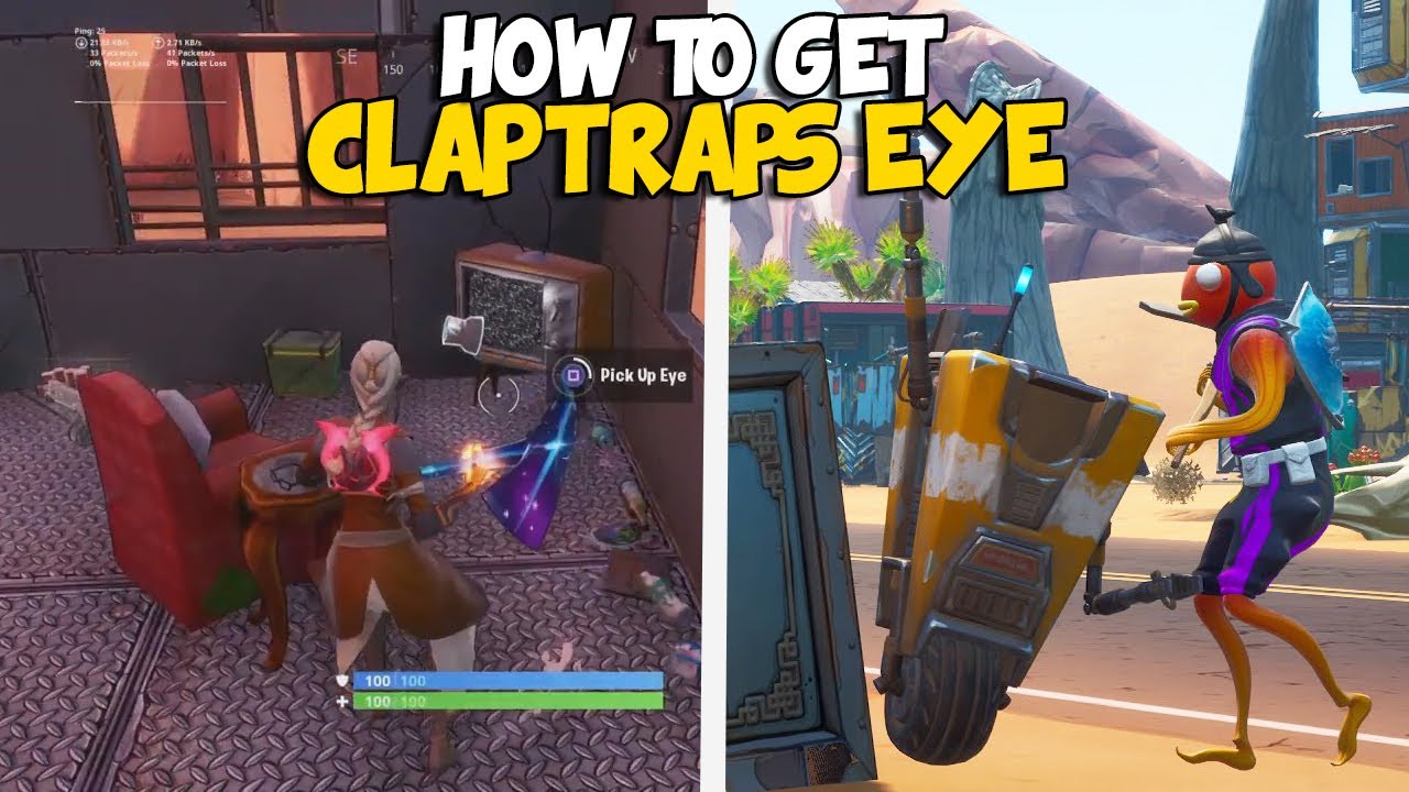 Fortnite - "Find Claptrap's Missing Eye and Then Return it to Him ...