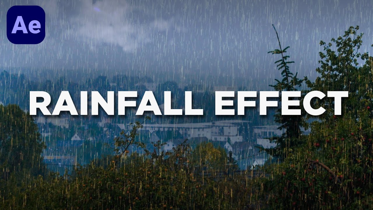 Create a Realistic Rain Effect in After Effects - YouTube