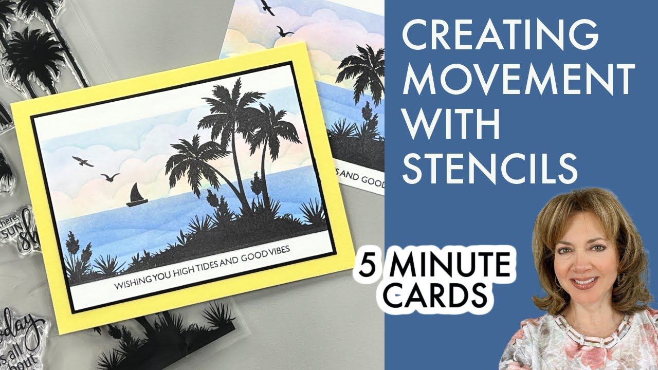 Creating Movement with Stencils - YouTube