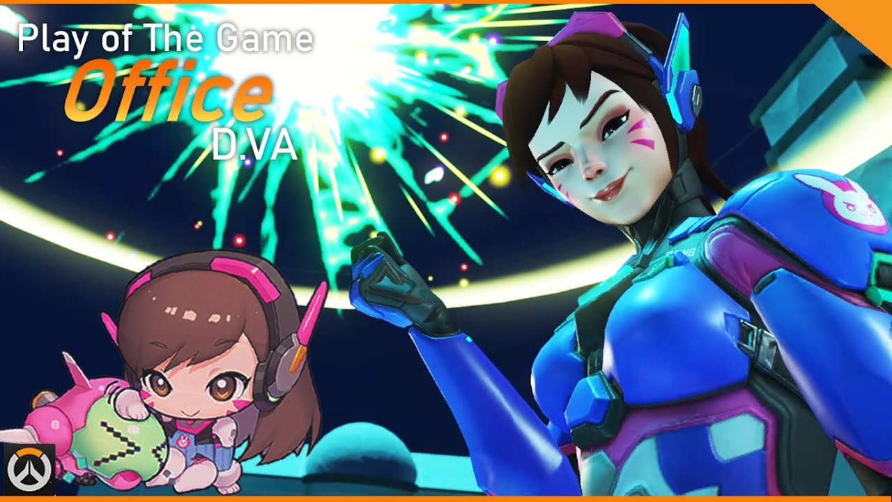 Overwatch2 Office DVA ระเบิดคือความงดงาม แสงสว่างกลางบาดาล - YouTube