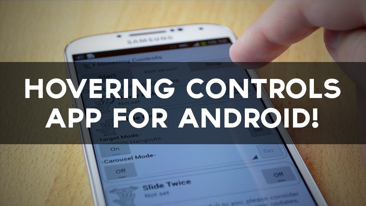 Hovering Controls App for Android! - YouTube