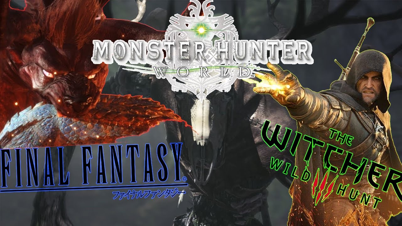 Monster Hunter World Collab! The Witcher and Final Fantasy | Leshen And ...