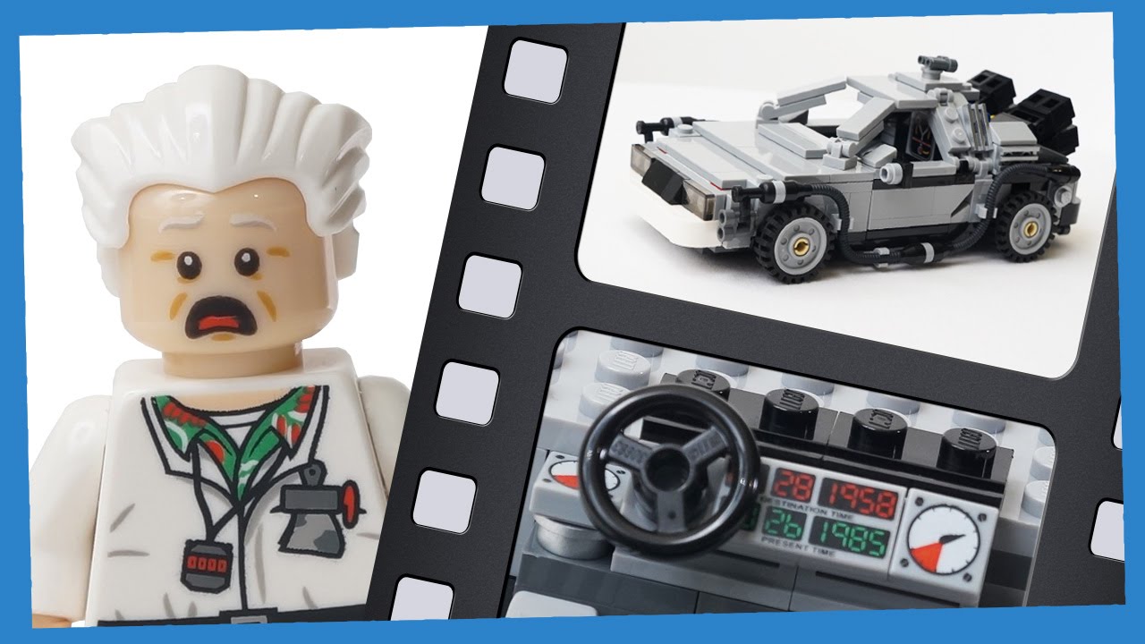 LEGO Ideas: Back to the Future Time Machine - ANIMATED BUILD REVIEW ...