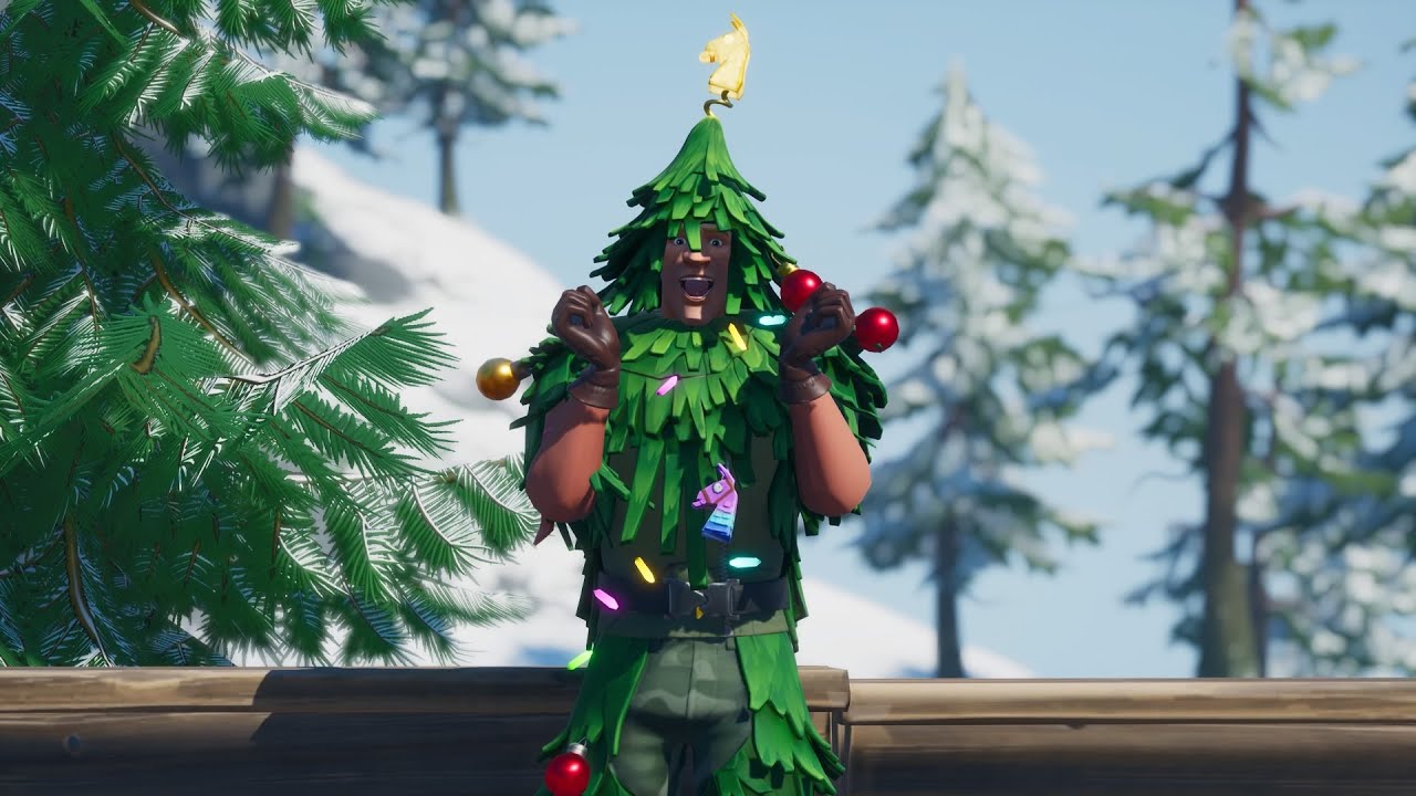 Gane la partida con la nueva skin de Navidad en Fortnite 2 *Especial de ...