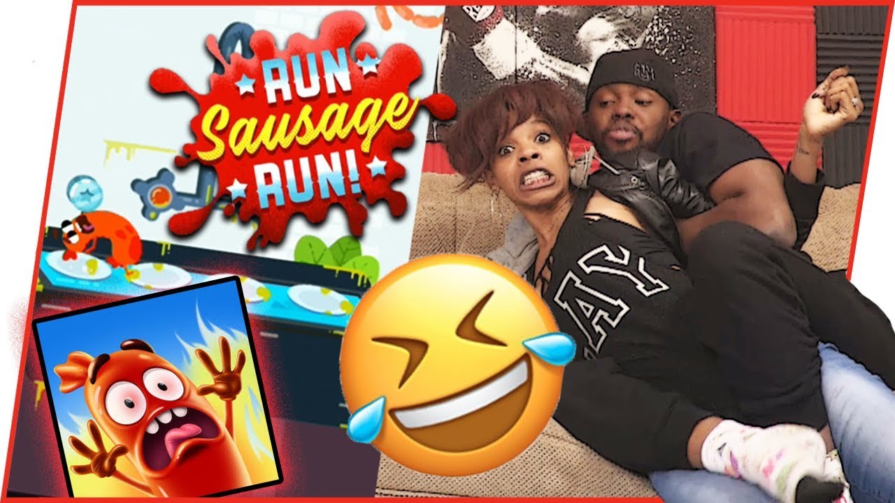 OH SNAP! HUSBAND AND WIFE FIGHT OVER SAUSAGE! - Run Sausage Run ...