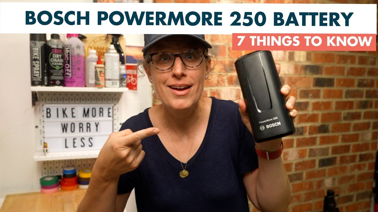 NEW Bosch PowerMore 250 eBike Battery Hands On: Worth the price?! - YouTube