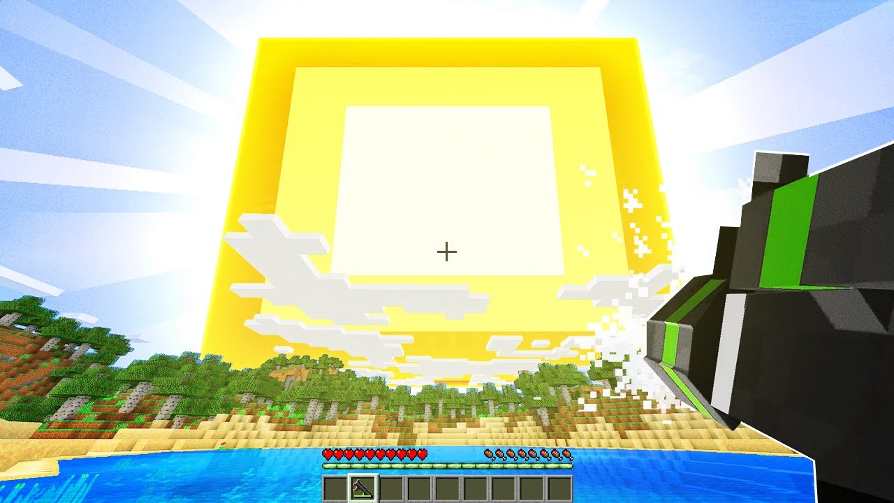 The Sun BURNS You In Minecraft! - YouTube