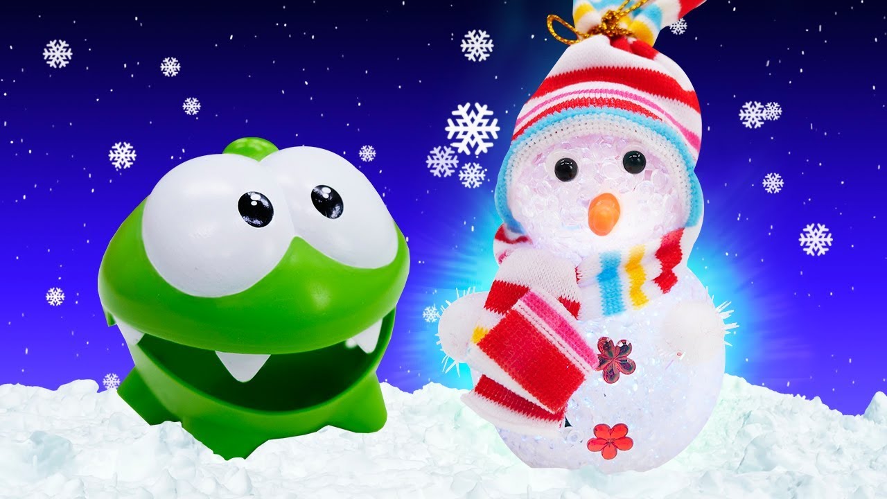 Ам Ням — Новые серии видео — Амням и Светящийся снеговик — Видео для ...