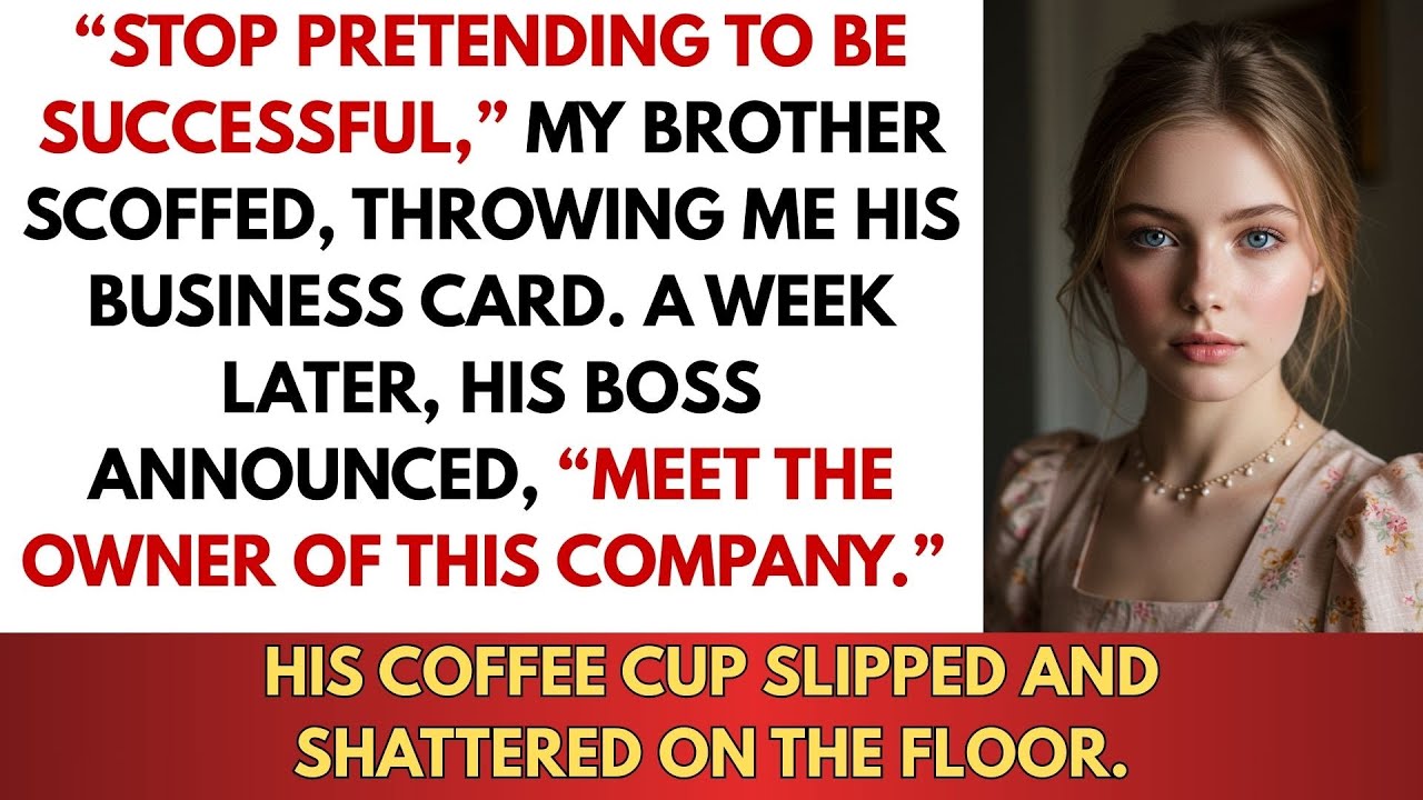 My Brother Made Fun of My Business Card - Then His CEO Introduced Me as ...
