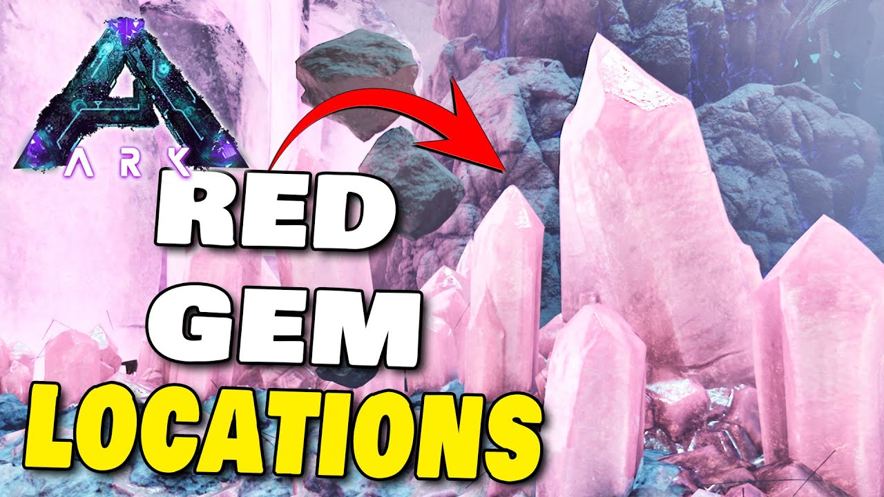 WHERE TO FIND RED GEMS ON ABERRATION IN ARK SURVIVAL ASCENDED - YouTube