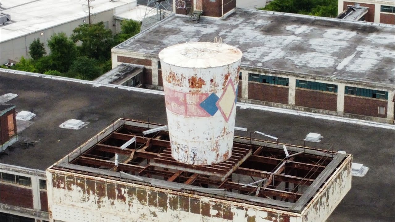 Overhead Tour of the Former Dixie Plant, Wilson, Pennsylvania - YouTube