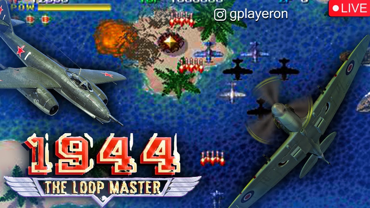 🔴1944 THE LOOP MASTER #gameplayeron #gplayeron #aovivo #live #1944 #1944THELOOPMASTER #avião # ...