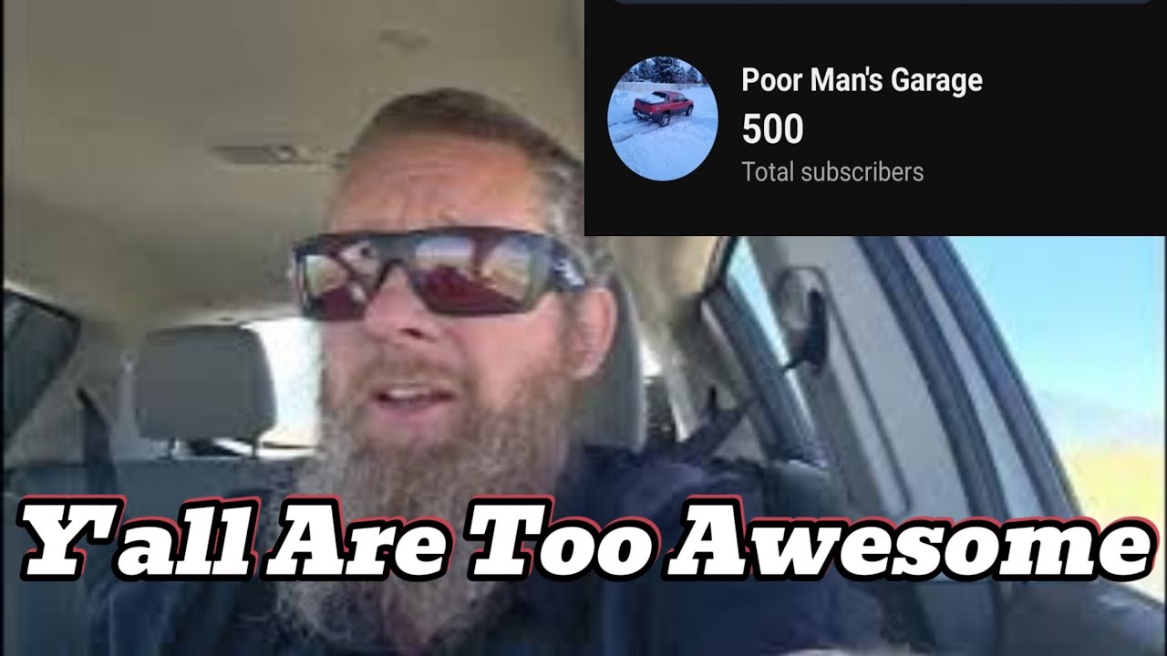 Big Shout Out - 500 Subs - Y'all Are Too Awesome - YouTube