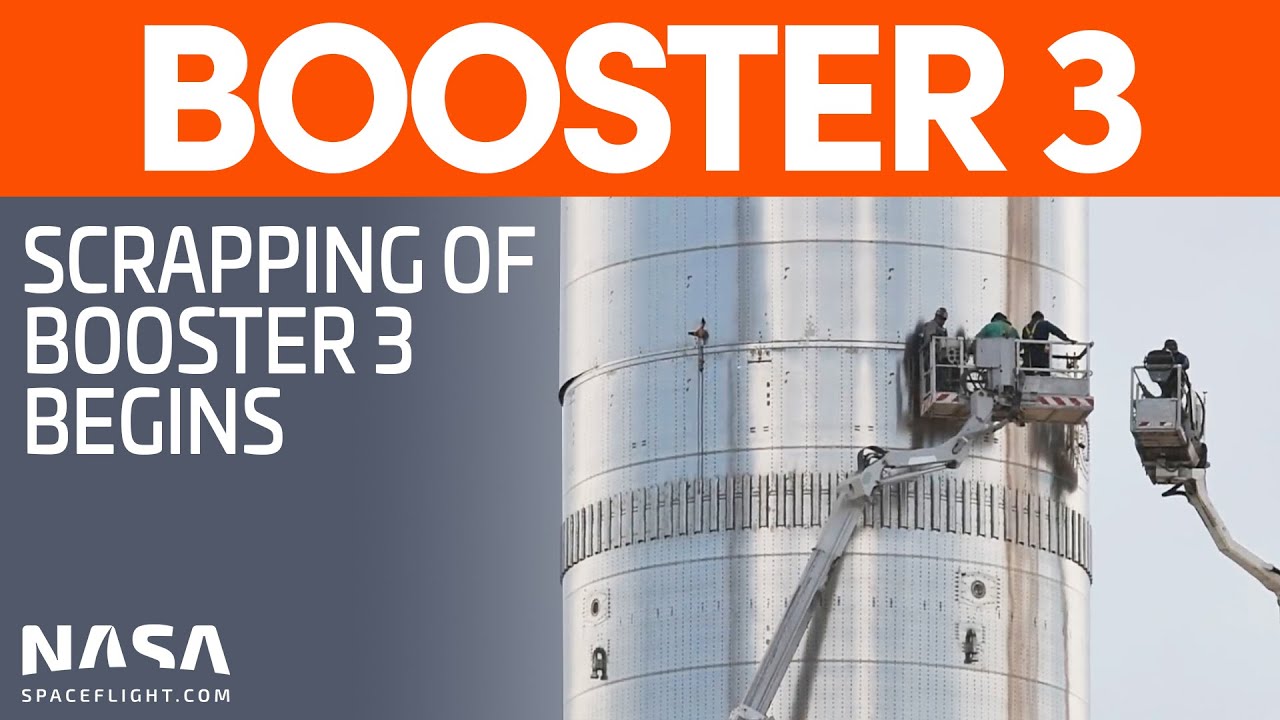 Super Heavy Booster 3 Scrapped | SpaceX Boca Chica - YouTube